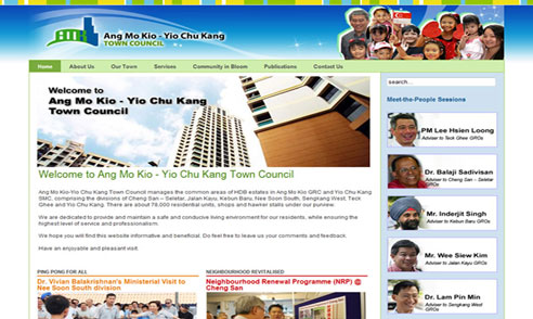 Web Design for AMK-YCK Town Council - eFusion Technology