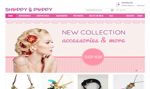 Web Designer of Shoppy & Poppy - eFusion Tech